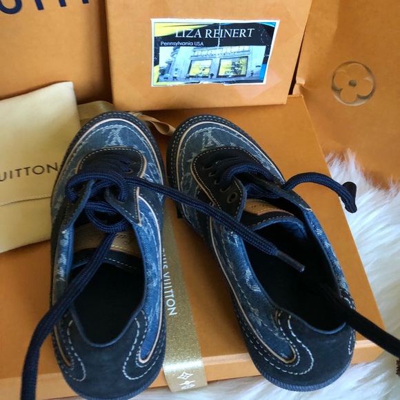 Louis Vuitton | Shoes | Louis Vuitton Boy Shoes Blue | Poshmark